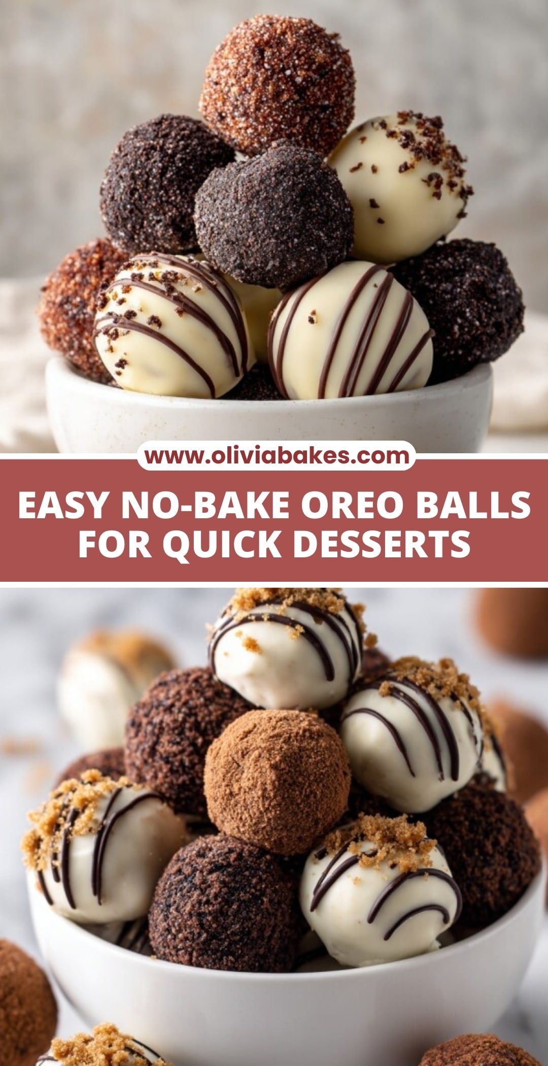 Easy Oreo Balls Recipe Oliviabakes
