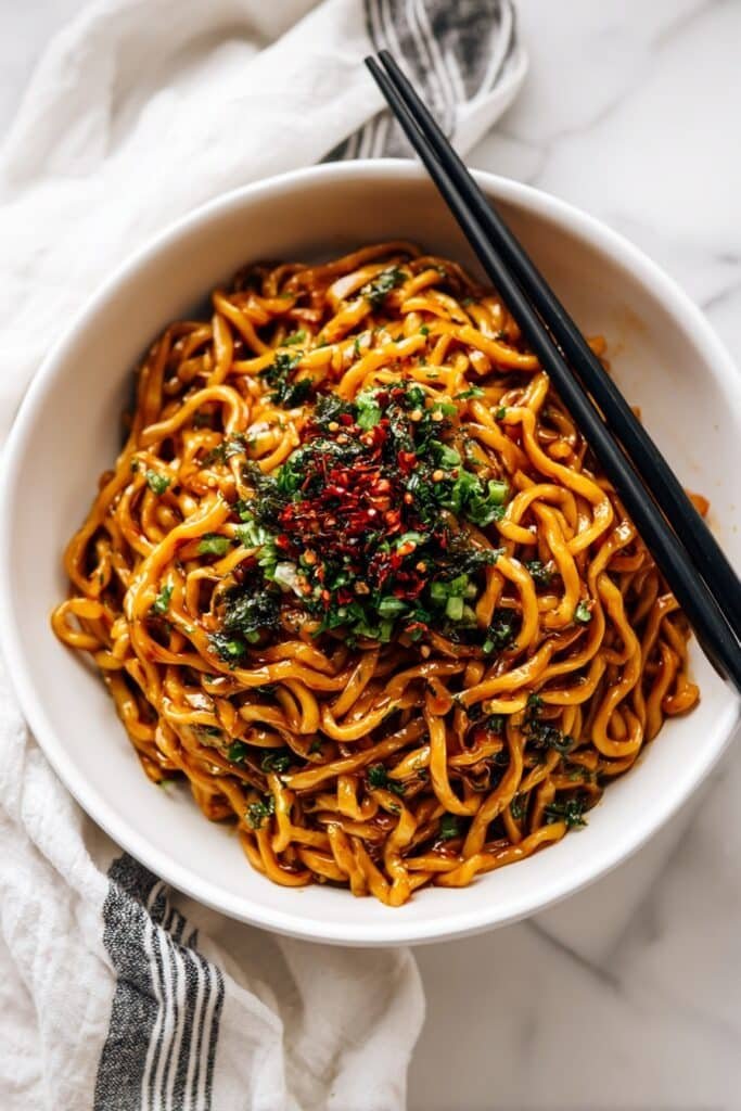 Thai Red Curry Noodles Recipe – OliviaBakes