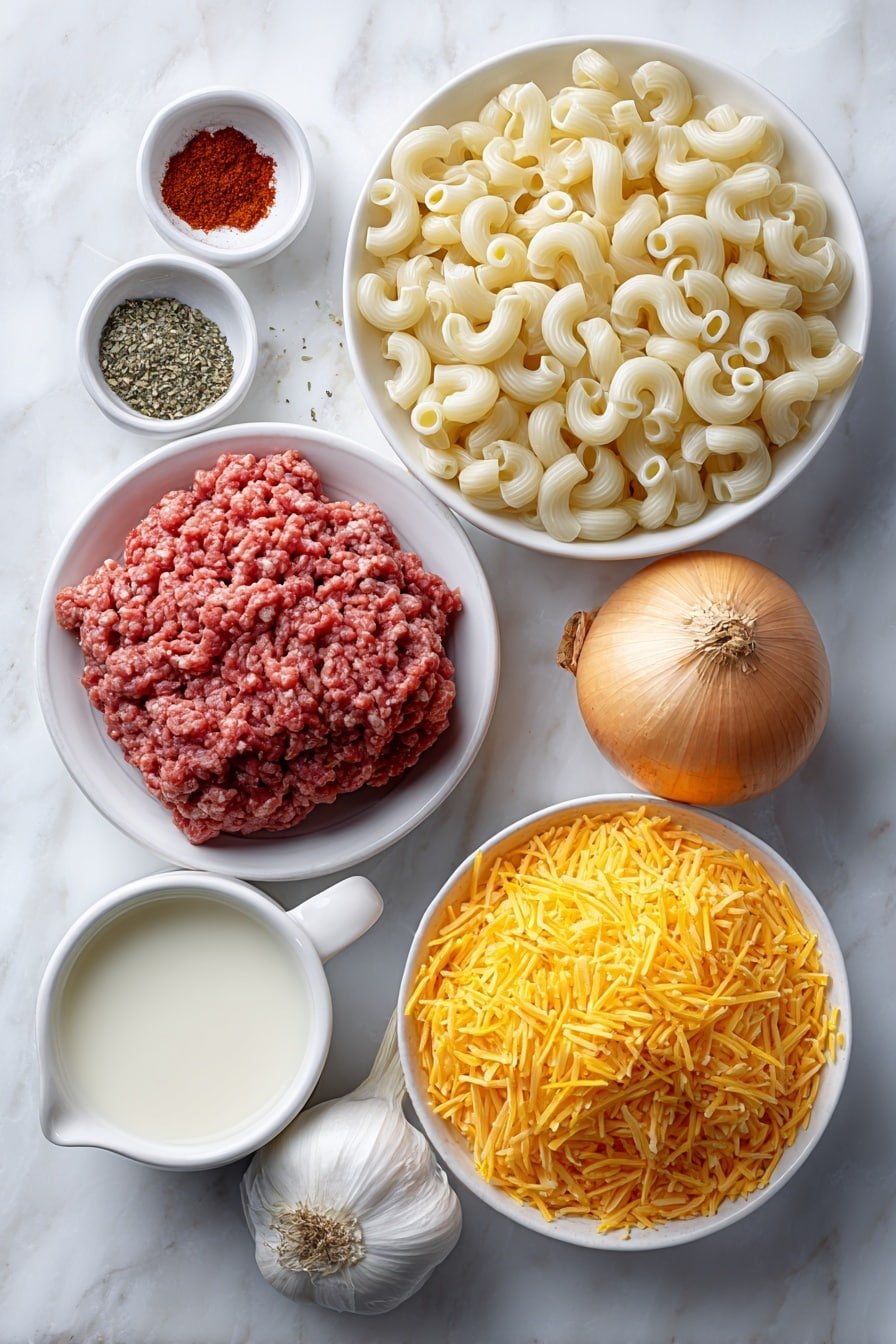 Creamy Ground Beef Pasta Skillet Recipe – OliviaBakes