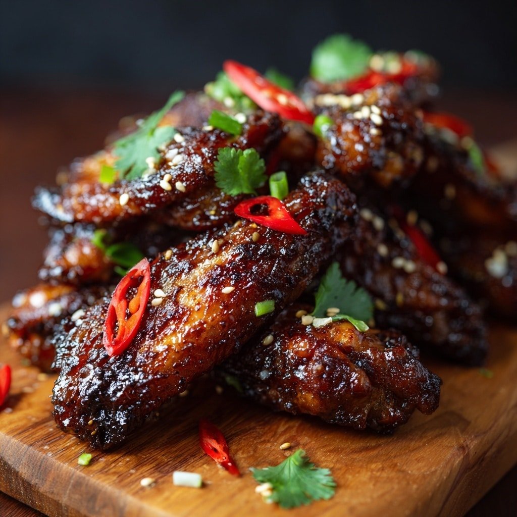Sticky Chinese Chicken Wings Recipe – OliviaBakes