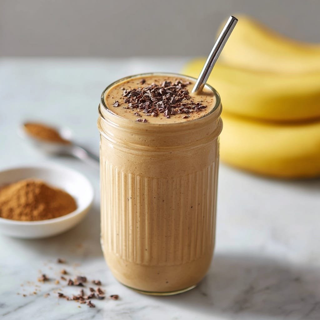 Creamy Coffee Banana Smoothie Recipe – OliviaBakes