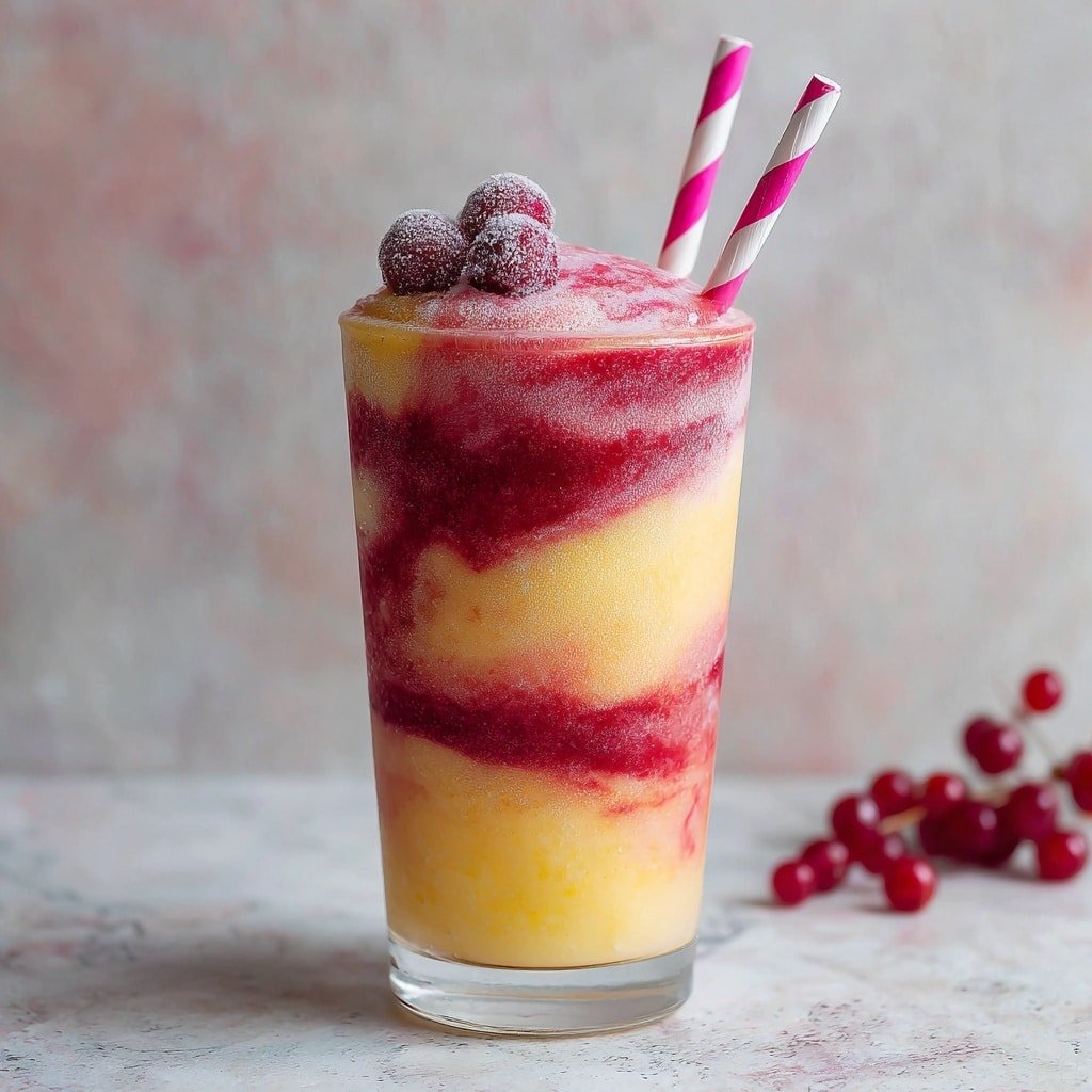 Pineapple Strawberry Swirl Slushies Recipe – OliviaBakes